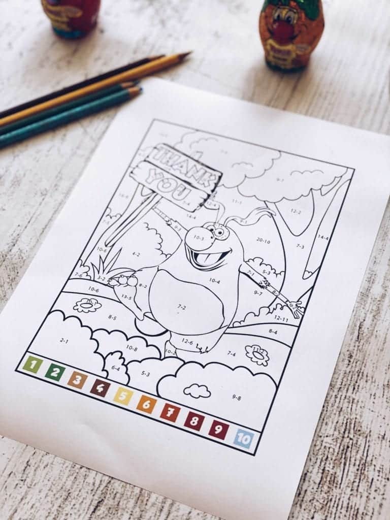 Practice Math and Color In with Yowie! – Yowie World